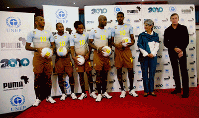 PUMA y UNEP presentan el primer kit continental mundial - Marca de Gol