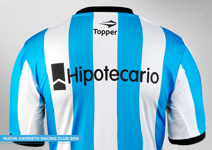 Nuevas camisetas Racing Topper 2015 - Marca de Gol