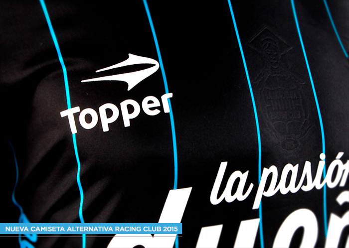 Nuevas camisetas Racing Topper 2015 - Marca de Gol