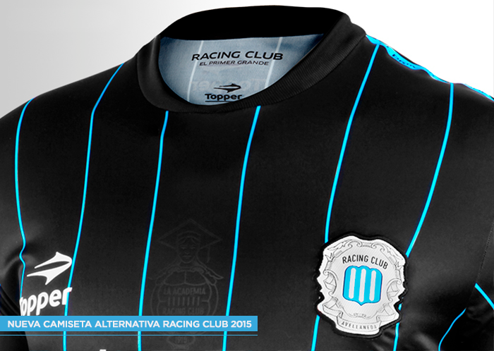 Nuevas camisetas Racing Topper 2015 - Marca de Gol