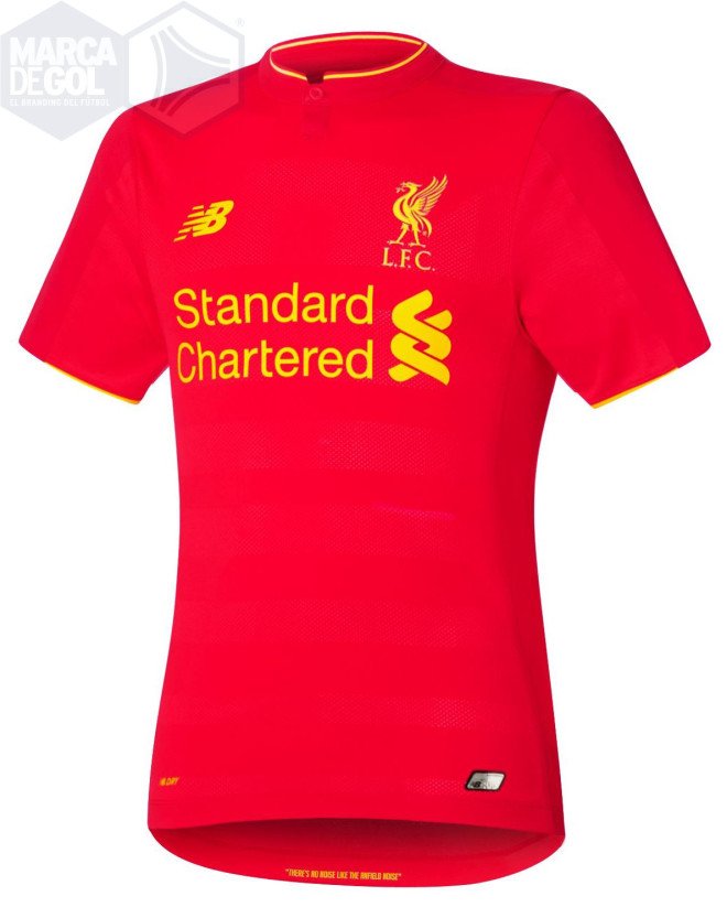 New Balance presentó el Liverpool Home Kit 2016/17 - Marca de Gol