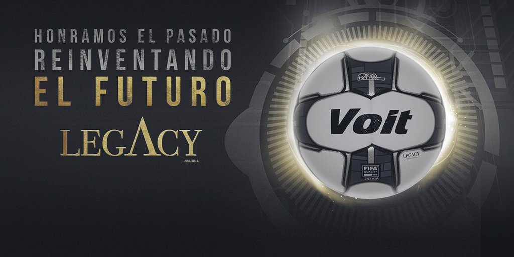 Nuevo balón Voit Legacy Liga MX 2016/17 - Marca de Gol