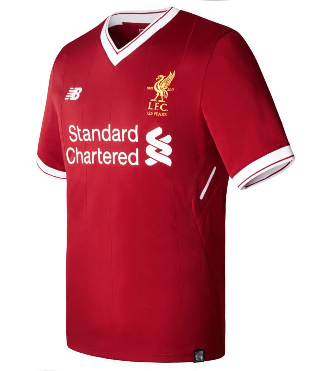Liverpool New Balance Home Kit 2017/18 - Marca de Gol