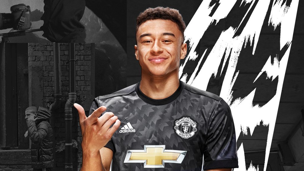 Manchester United adidas Away Kit 2017/18 - Marca de Gol Manchester United adidas Away Kit 2017/18 - Marca de Gol