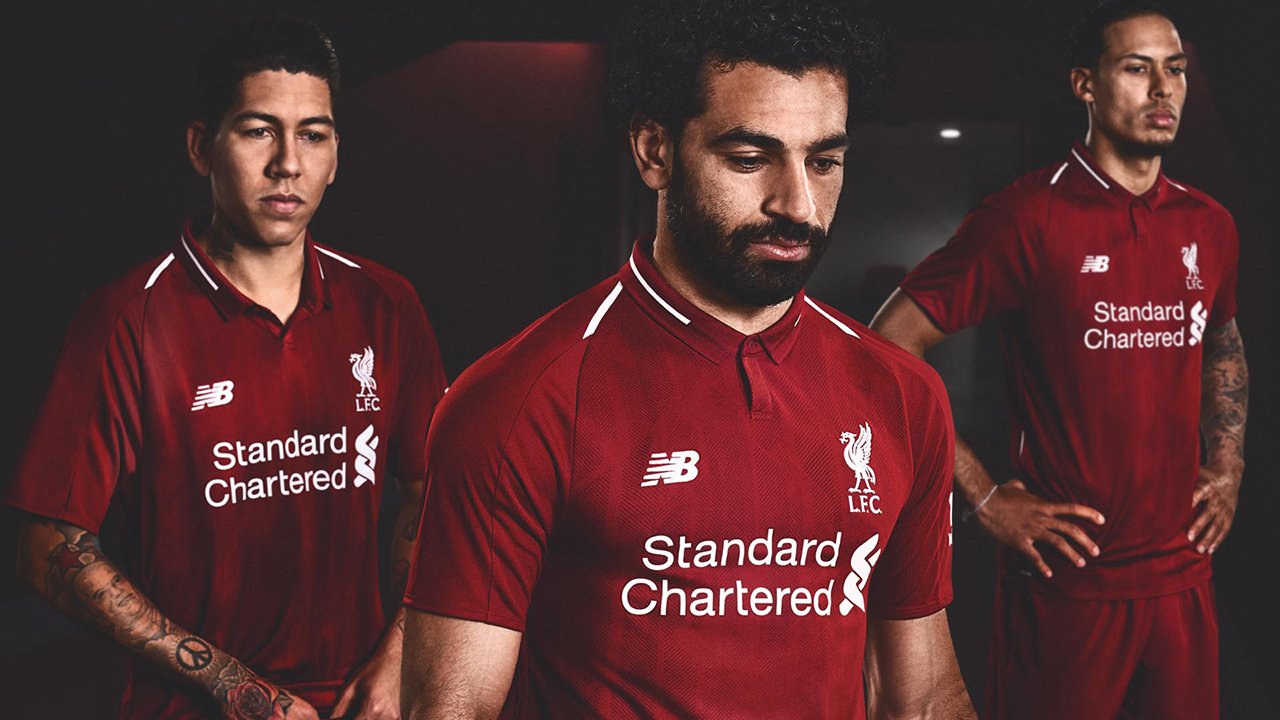 Liverpool New Balance Home Kit 2018/19 - Marca de Gol
