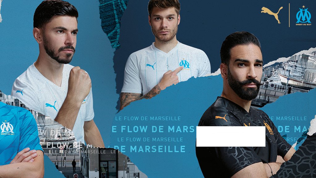 Olympique Marseille PUMA Third Kit 2019/20 - Marca de Gol