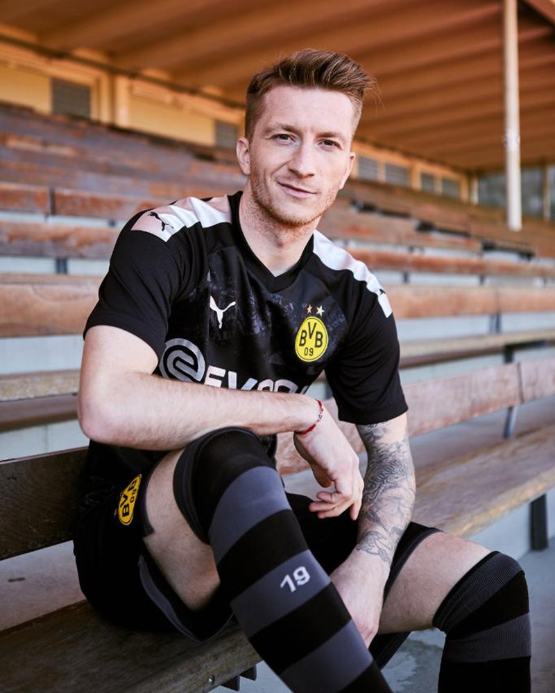 Borussia Dortmund PUMA Away Kit 2019/20 - Marca de Gol