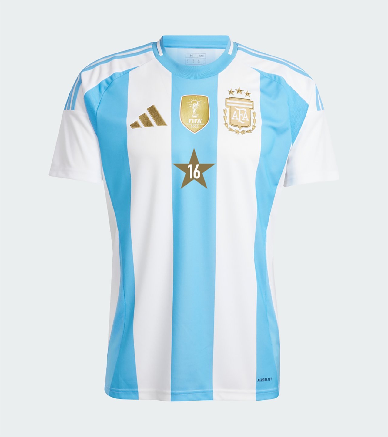Camiseta adidas de Argentina Campeón Copa América 2024 - Marca de Gol
