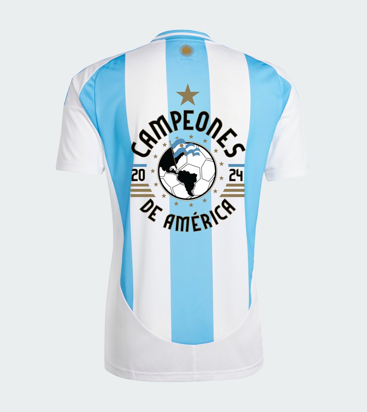 Camiseta adidas de Argentina Campeón Copa América 2024 - Marca de Gol